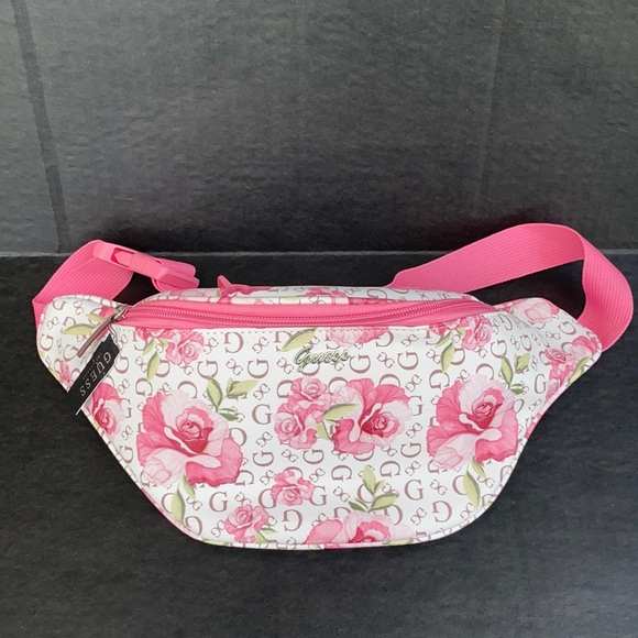 Guess | Bags | New Guess Floral Logo Fanny Pack | Poshmark
